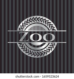 Zoo Silver Badge Emblem Vector Illustration Stock Vector (Royalty Free ...