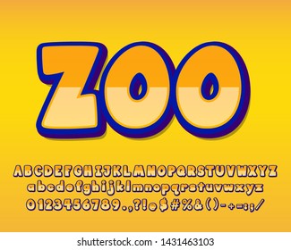 17,640 Zoo font Images, Stock Photos & Vectors | Shutterstock