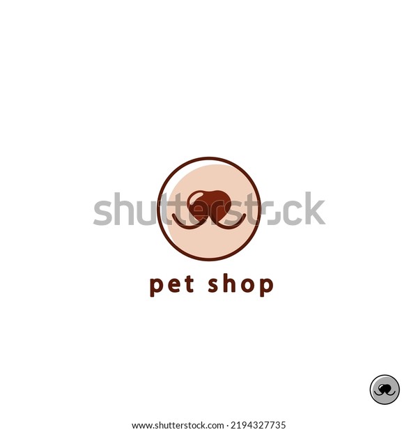 Zoo Store Logo Goods Animals Symbol Stock Vector (Royalty Free ...