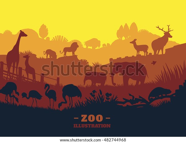 Zoo silhouette : 249 655 images, photos et images vectorielles de stock ...
