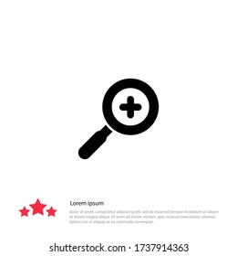 Zoom Icon Enlarge Magnifier Icon Vector Stock Vector (Royalty Free ...