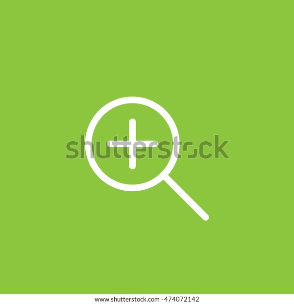 Zoom Icon Pictogram Stock Vector (Royalty Free) 474072142 | Shutterstock