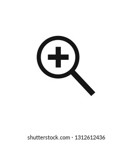 Zoom Icon Symbol Stock Vector (Royalty Free) 1312612436 | Shutterstock