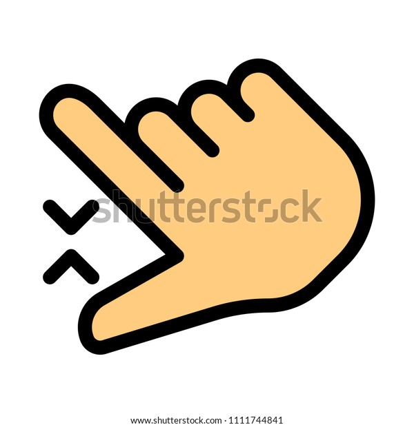 Zoom Out Gesture Stock Vector (Royalty Free) 1111744841 | Shutterstock