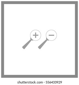 Zoom Out Icons Stock Vector (Royalty Free) 556433929 | Shutterstock