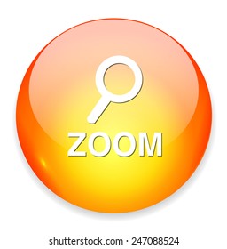 Zoom Word Icon Stock Vector (Royalty Free) 247088524 | Shutterstock
