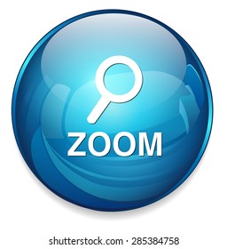 Zoom Word Icon Stock Vector (Royalty Free) 285384758 | Shutterstock