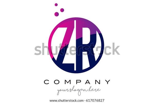 Zr Z R Circle Letter Logo Stock Vector (Royalty Free) 617076827 ...