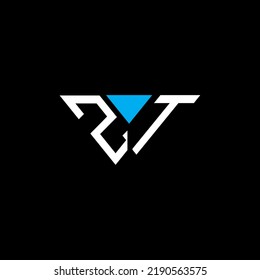 Zt Letter Logo Creative Design Vector Stock Vector (Royalty Free ...