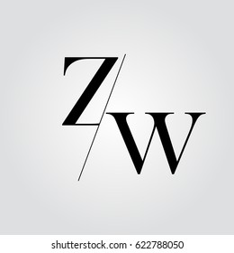1,194 Letter zw logo Images, Stock Photos & Vectors | Shutterstock
