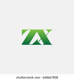 Zx Logo Stock Vector (Royalty Free) 668667838 | Shutterstock