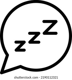 Zzz Vector Illustration On Transparent Background Stock Vector (Royalty ...