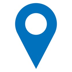 Similar Images, Stock Photos & Vectors of Pinpoint Blue White Isolated ...