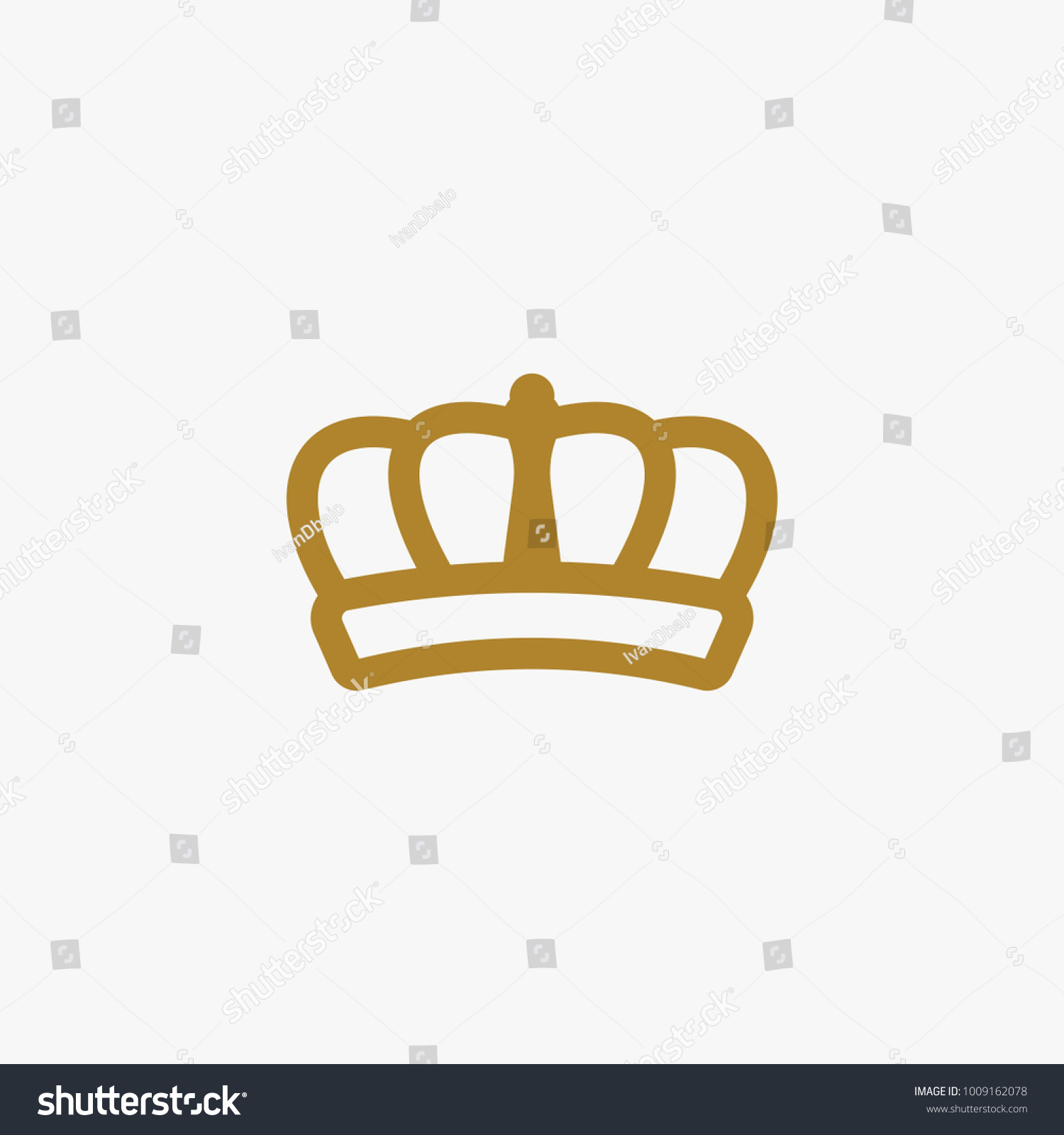 King Crown Logo Design Inspiration Stock Vector Royalty Free
