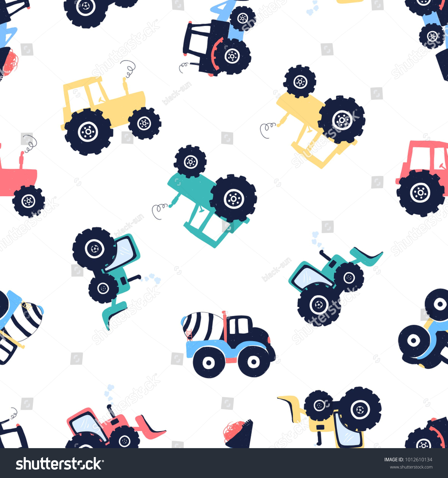 Hand Drawing Vehicles Print Design Seamless Stock Vector (Royalty Free ... Hand Drawing Vehicles Print Design Seamless Stock Vector (Royalty Free ...