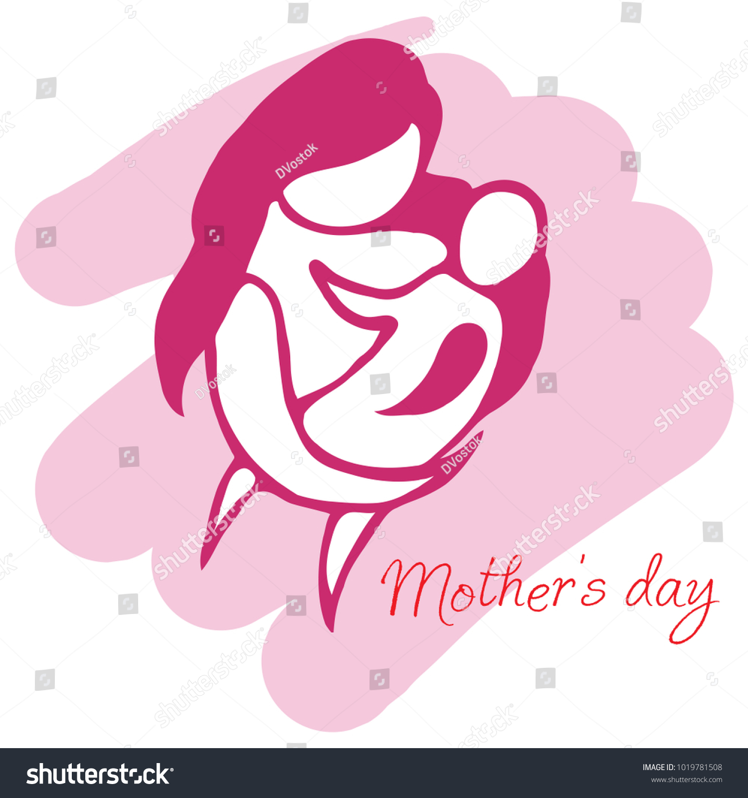 Mother Child Line Art Icon Logo: vector de stock (libre de regalías ... Mother Child Line Art Icon Logo: vector de stock (libre de regalías ...