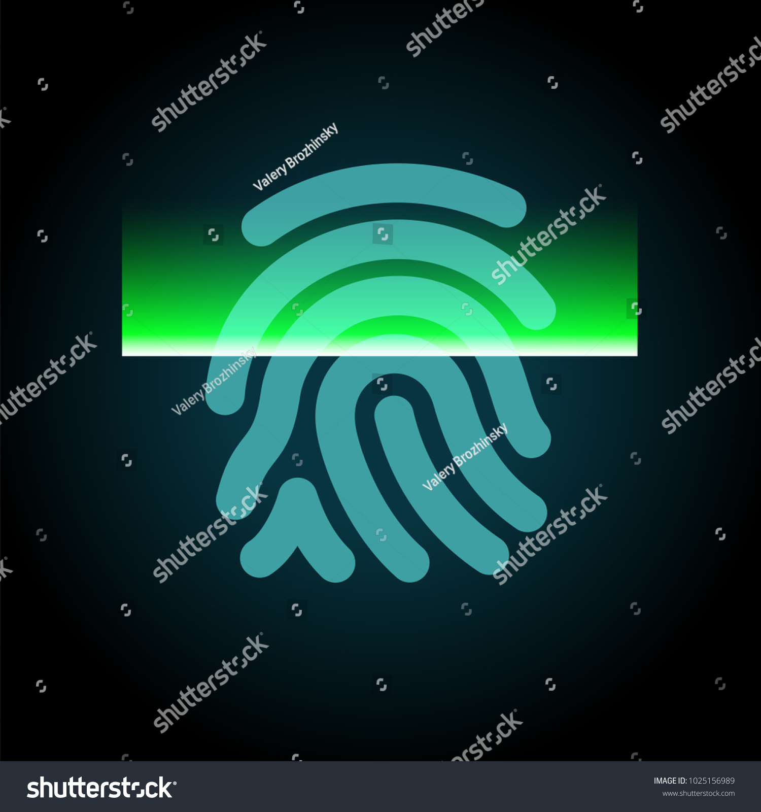 Abstract Fingerprints Scanning Process Access Control Stock Vector ... Abstract Fingerprints Scanning Process Access Control Stock Vector ...
