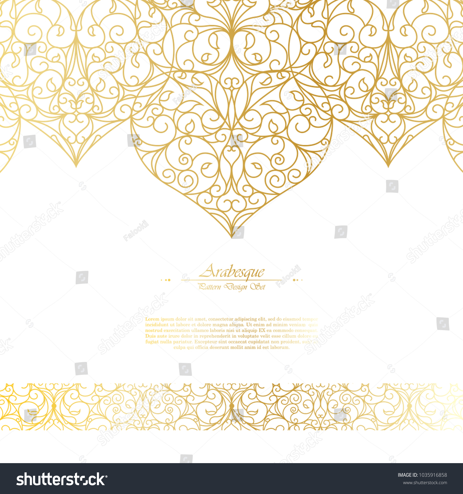 Arabesque Eastern Element Vintage White Gold Stock Vector (Royalty Free ... Arabesque Eastern Element Vintage White Gold Stock Vector (Royalty Free ...