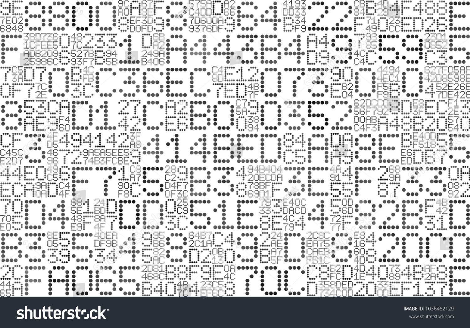 Vector Abstract Digital Background Machine Code Stock Vector (Royalty ...