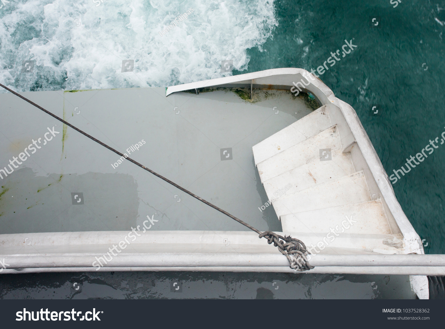 Ship Deck Seen Above Stock Photo 1037528362 | Shutterstock