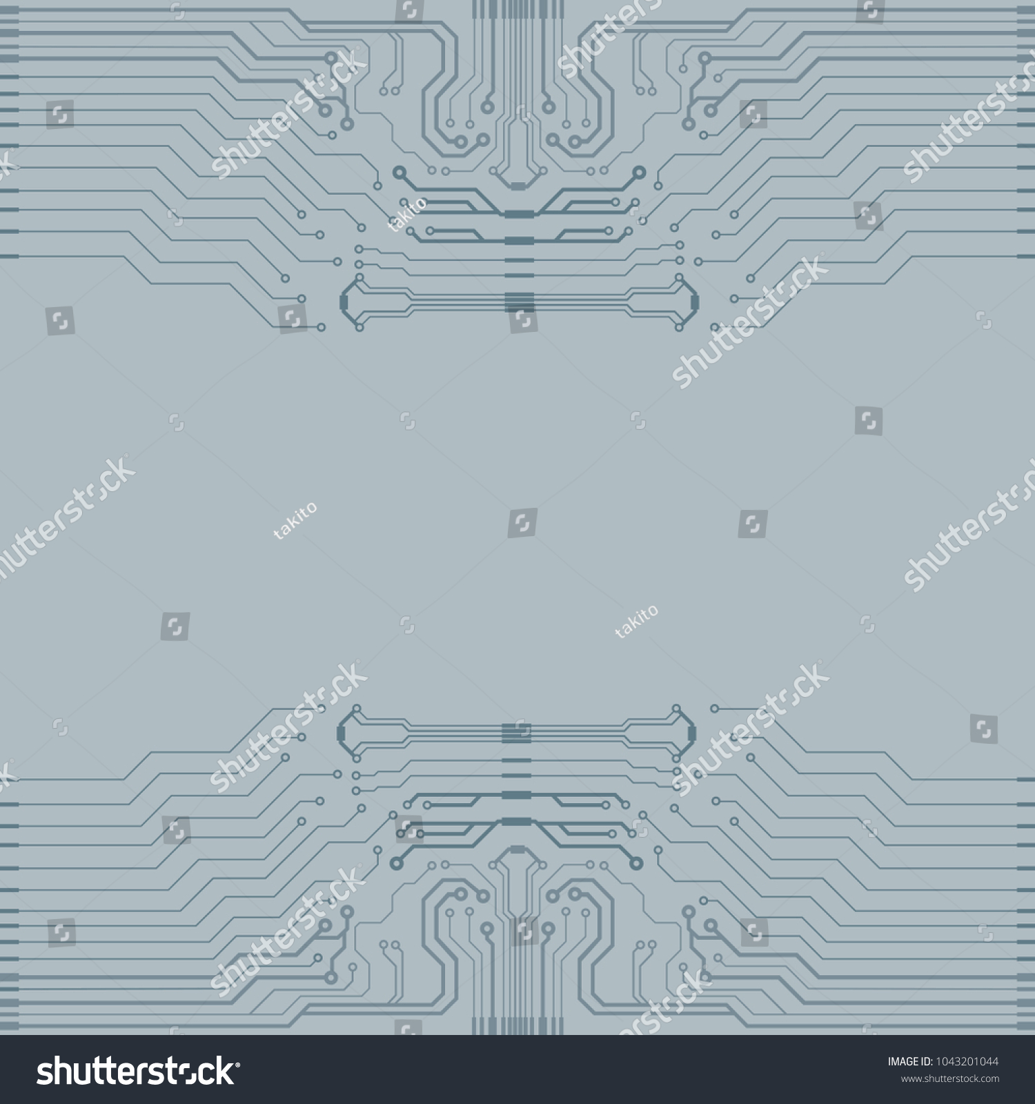 Vector Microchip Background Stock Vector (Royalty Free) 1043201044 ...