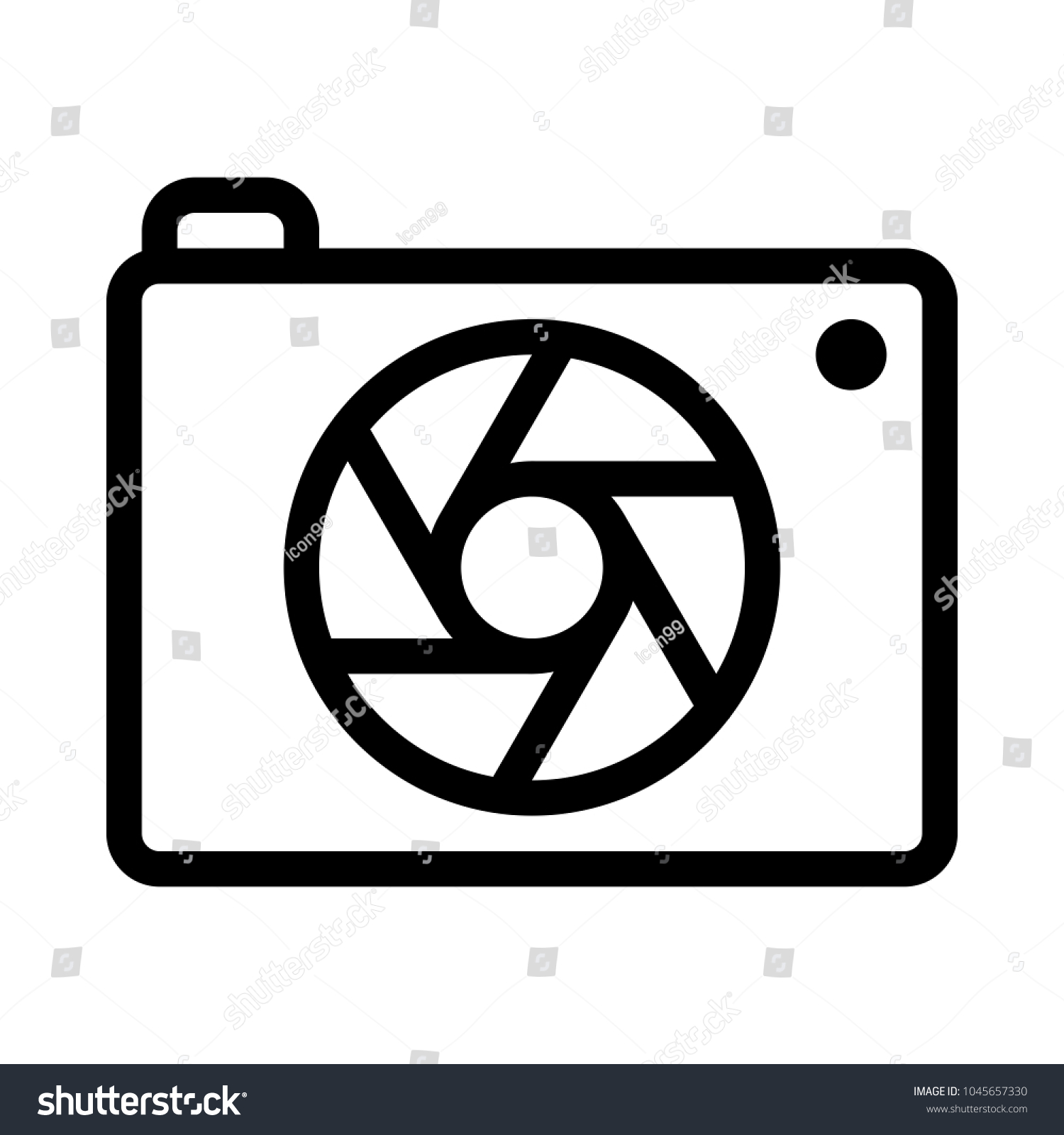 Camera Shutter Function Stock Vector (Royalty Free) 1045657330 ...