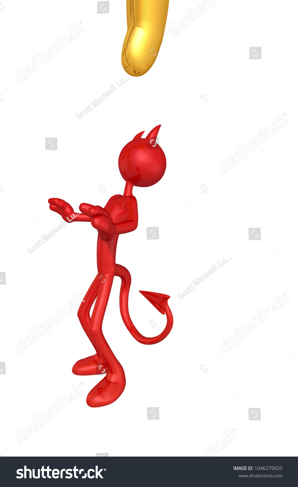 Original 3d Character Illustration Devil Accused Stock Illustration ... Original 3d Character Illustration Devil Accused Stock Illustration ...