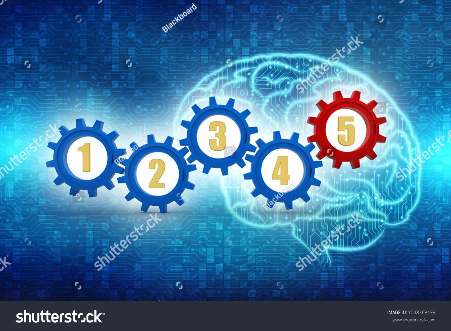 Steps 1 5 Numbers Gears Process Stock Illustration 1048368439 ... Steps 1 5 Numbers Gears Process Stock Illustration 1048368439 ...