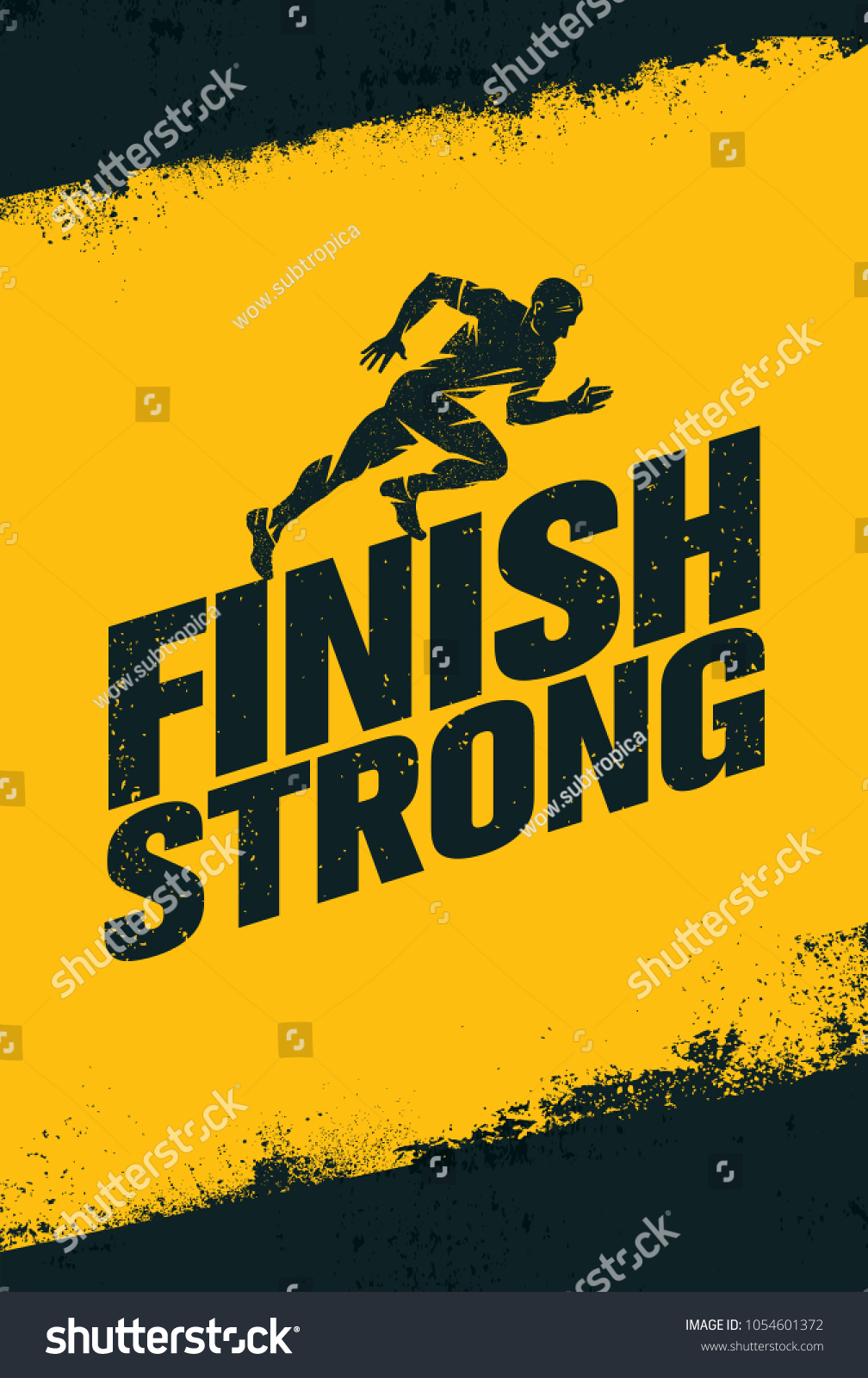 Finish Strong Inspiring Workout Fitness Gym Stock Vector (Royalty Free ... Finish Strong Inspiring Workout Fitness Gym Stock Vector (Royalty Free ...