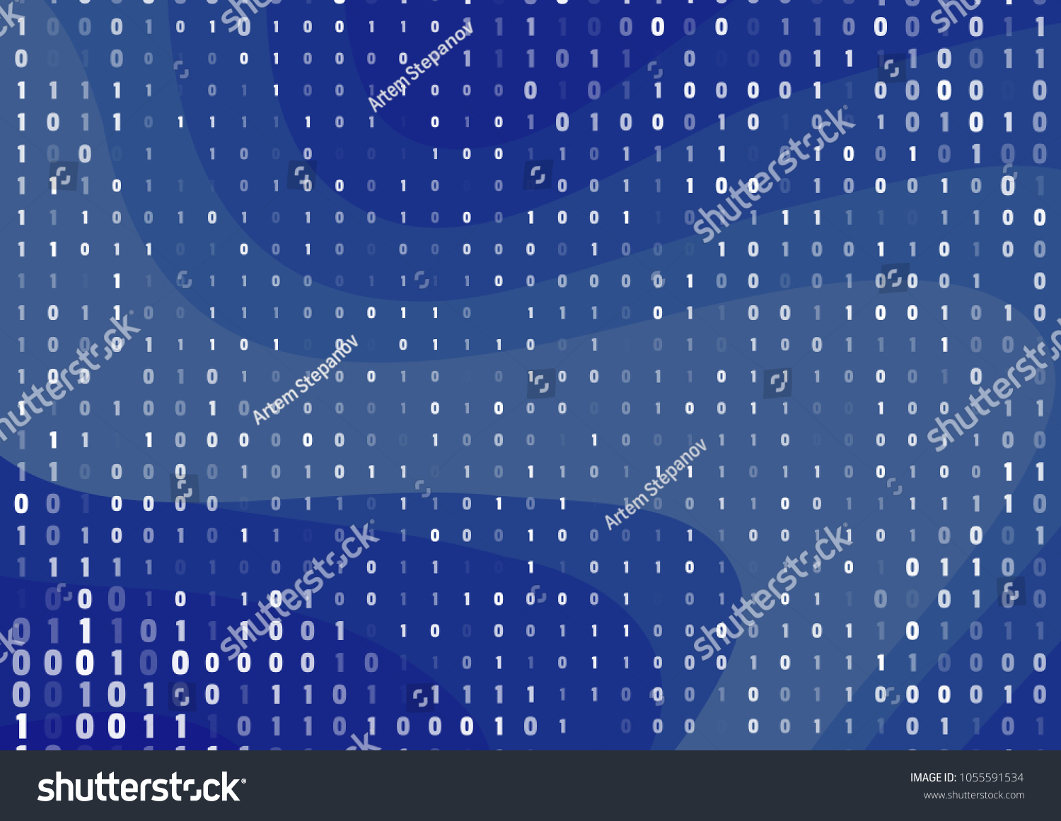 Binary Computer Code Background Gradient 01 Stock Illustration ...