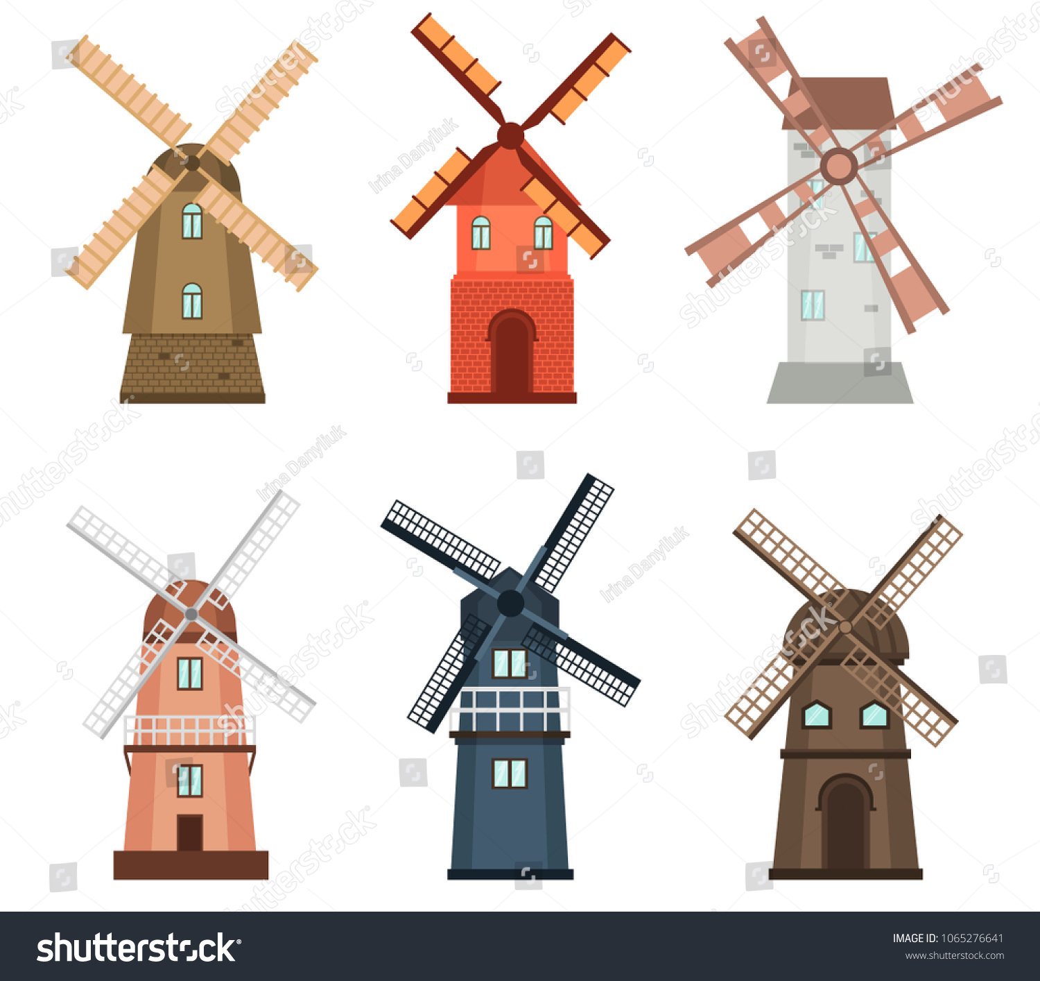 Windmill Traditional Rural Wind Energy Mill Stock Vector (Royalty Free ... Windmill Traditional Rural Wind Energy Mill Stock Vector (Royalty Free ...
