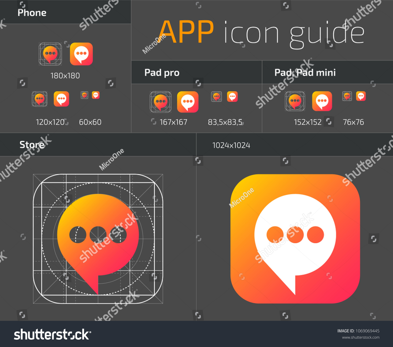 Ui Ios Button Icons Design Guidelines Stock Vector (Royalty Free ...