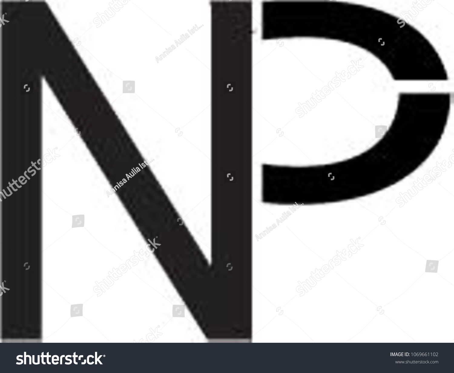 Np Logo Vector Stock Vector (Royalty Free) 1069661102 | Shutterstock