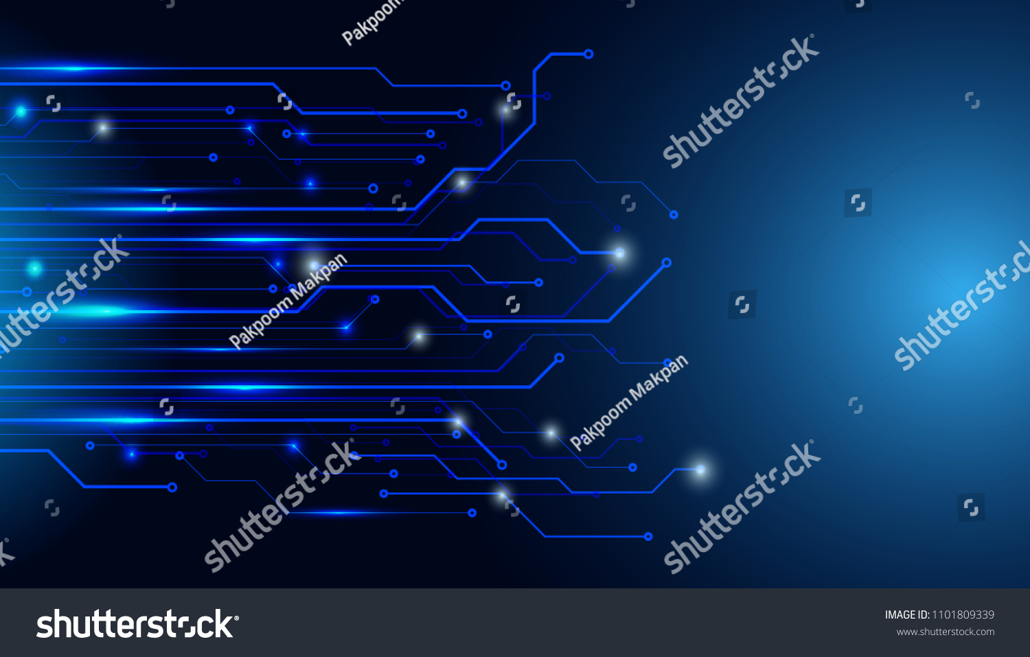 Circuit Board Technology Cpu Microprocessor Interface Stock Vector (Royalty Free) 1101809339 ...