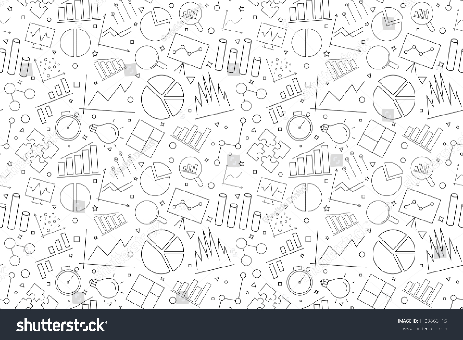 Vector Data Analysis Pattern Word Data Stock Vector (Royalty Free ...