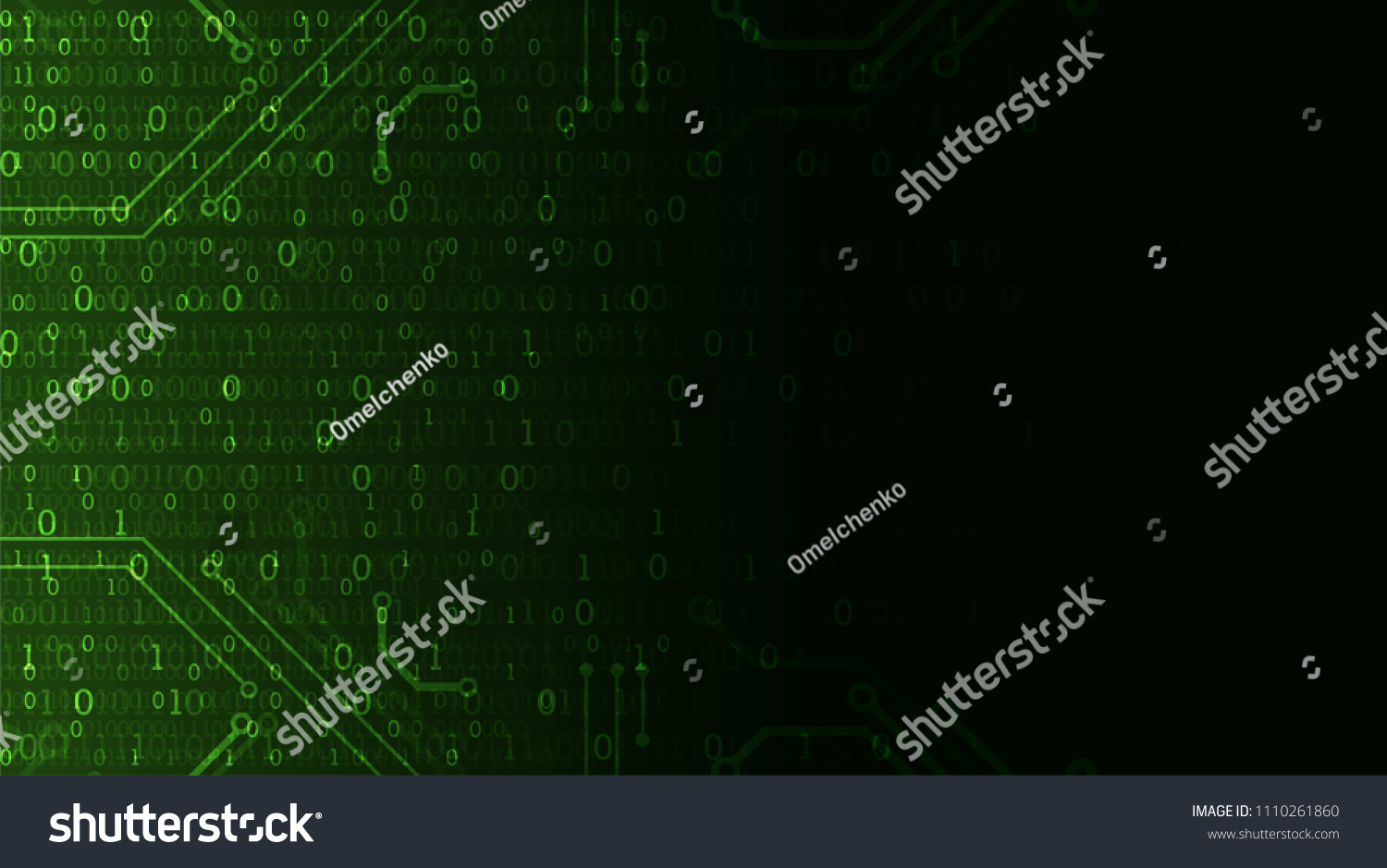 Technology Background Binary Computer Code Vector Stock Vector (Royalty ...