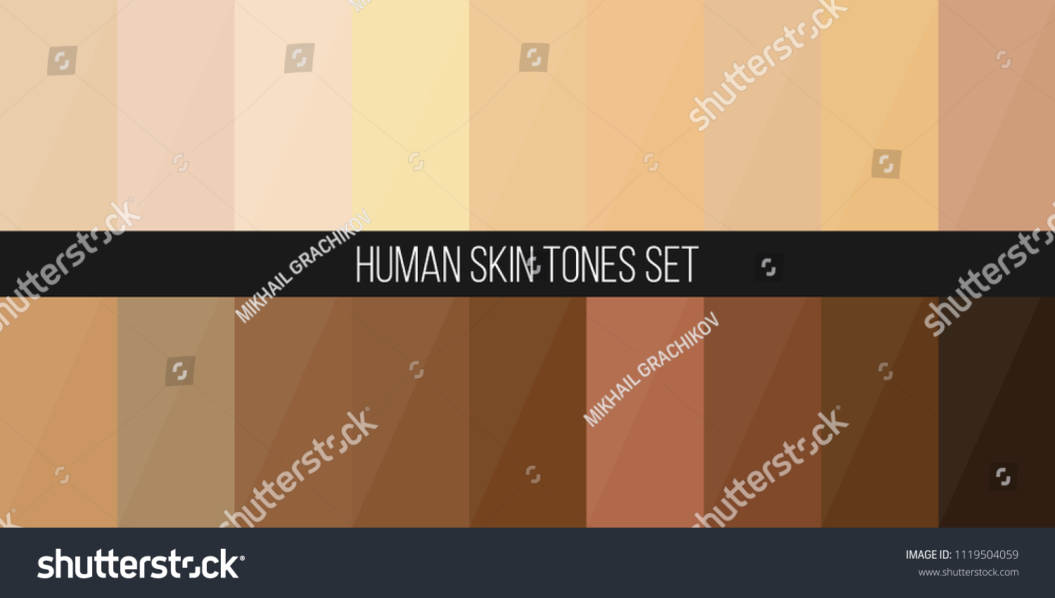 Creative Vector Illustration Of Human Skin Tone Color Creative Vector Illustration Of Human Skin Tone Color