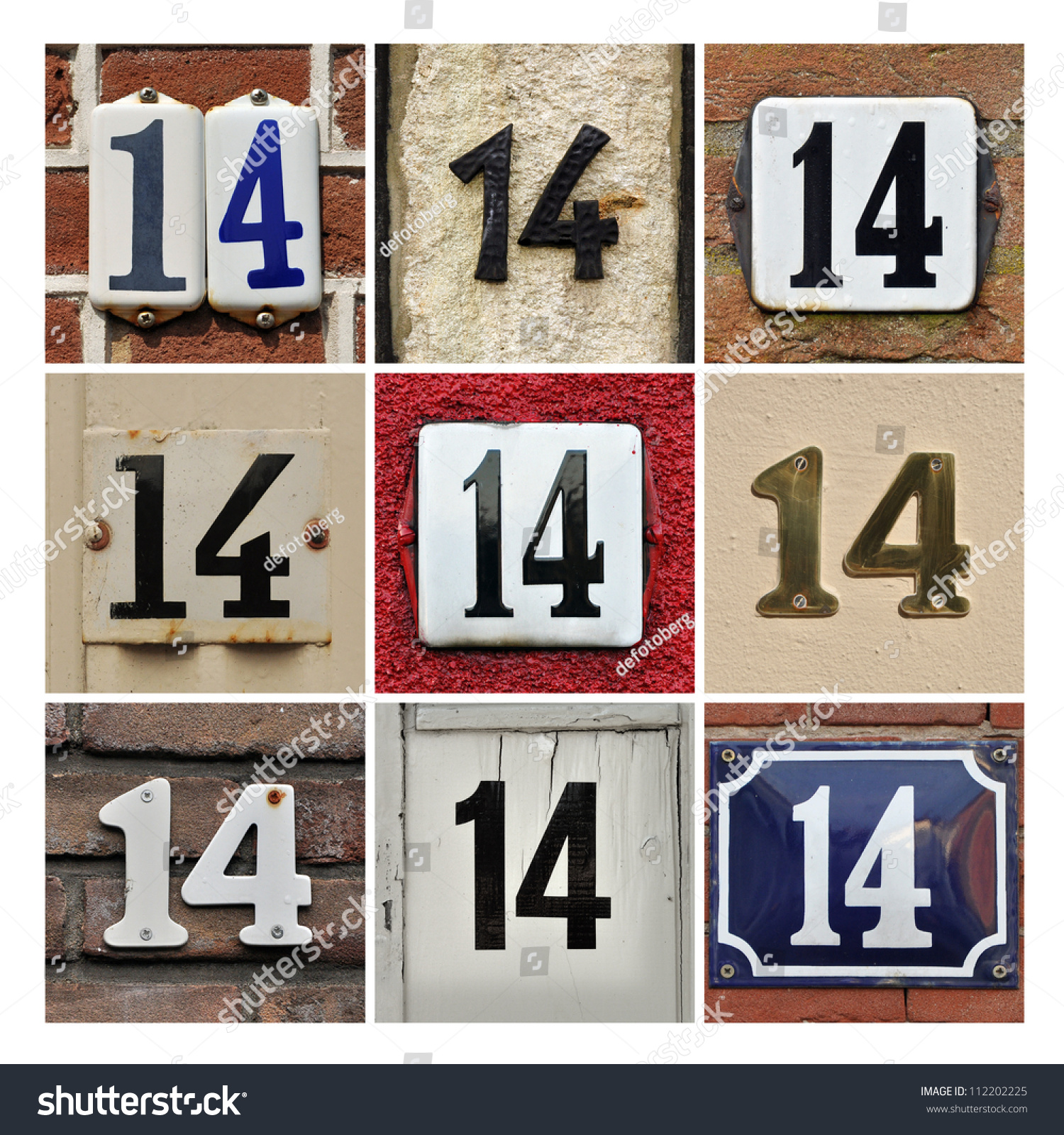 Collage House Numbers Fourteen Stock Photo 112202225 | Shutterstock Collage House Numbers Fourteen Stock Photo 112202225 | Shutterstock