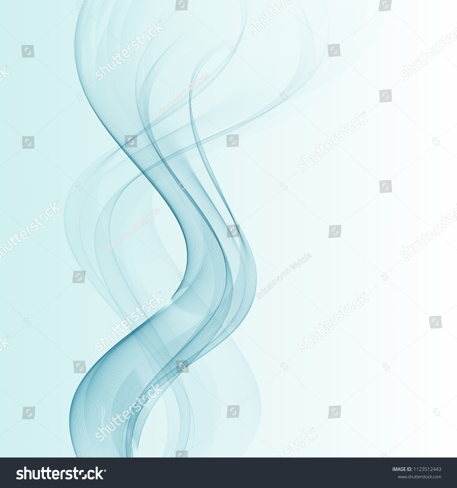 Transparent Wave Vector Background Abstract Waves Stock Vector (Royalty ...