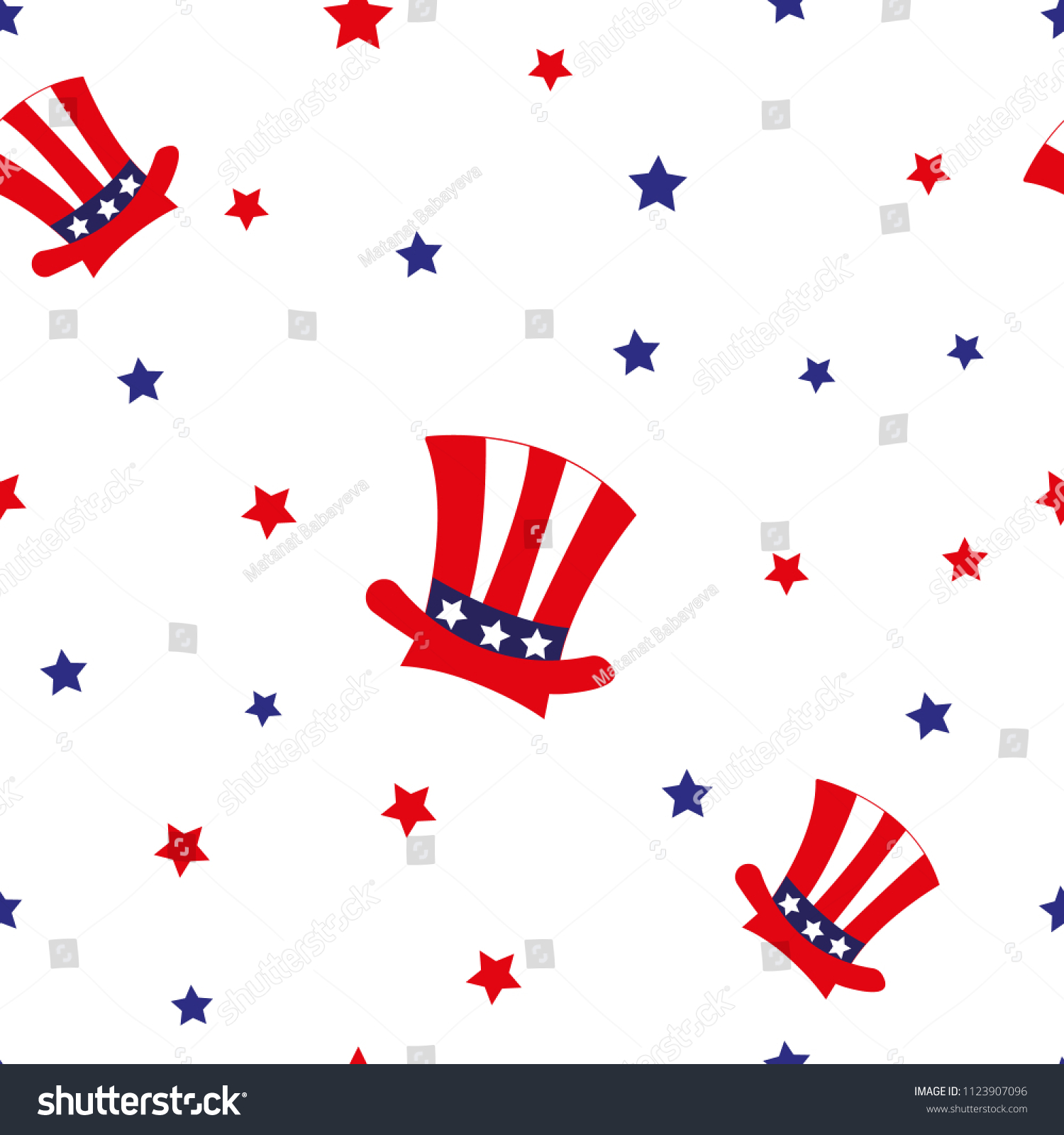 Independence Day America Festive Seamless Pattern Stock Vector (Royalty ... Independence Day America Festive Seamless Pattern Stock Vector (Royalty ...