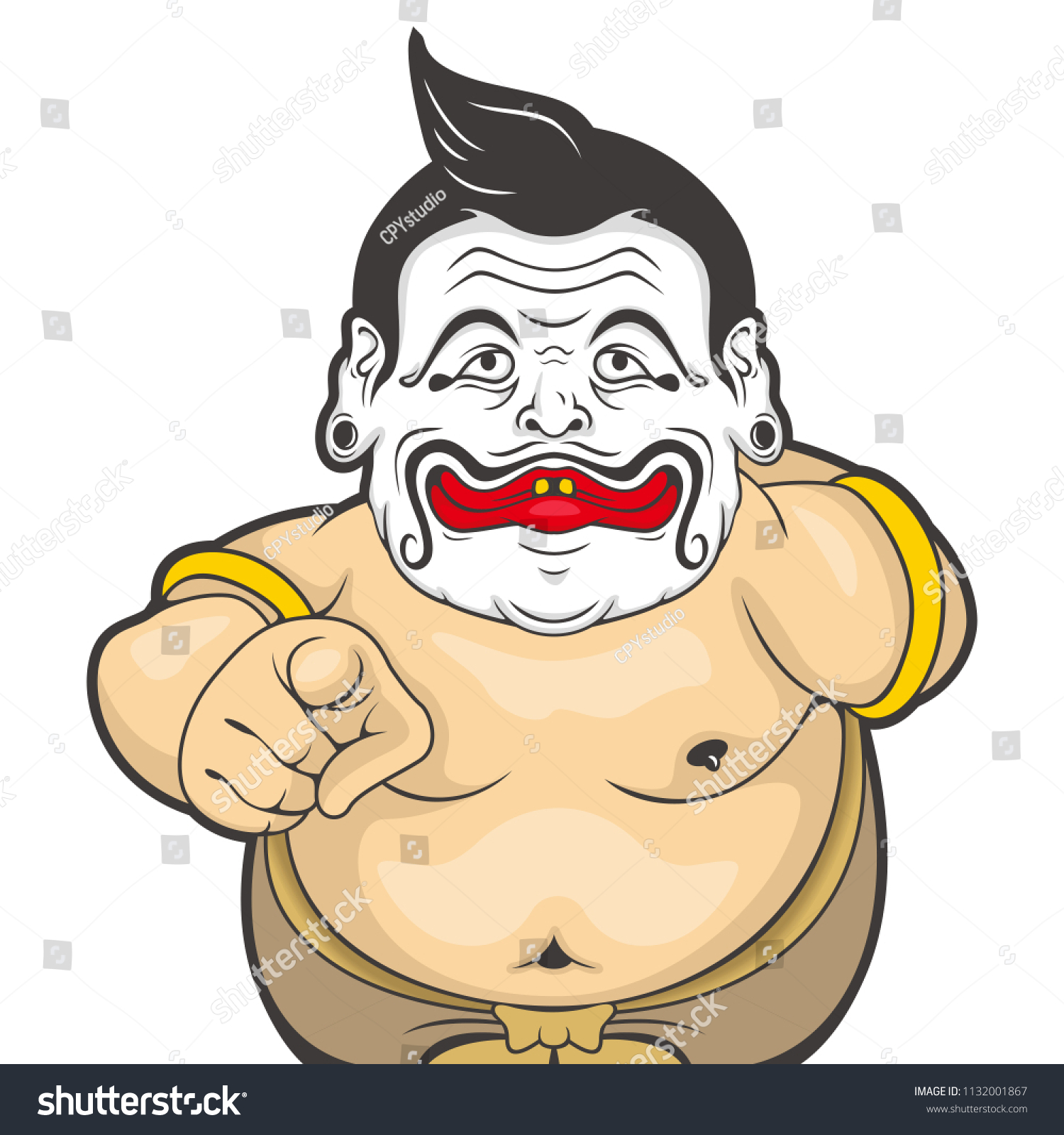 Semar Puppet Java Stock Vector (Royalty Free) 1132001867 | Shutterstock
