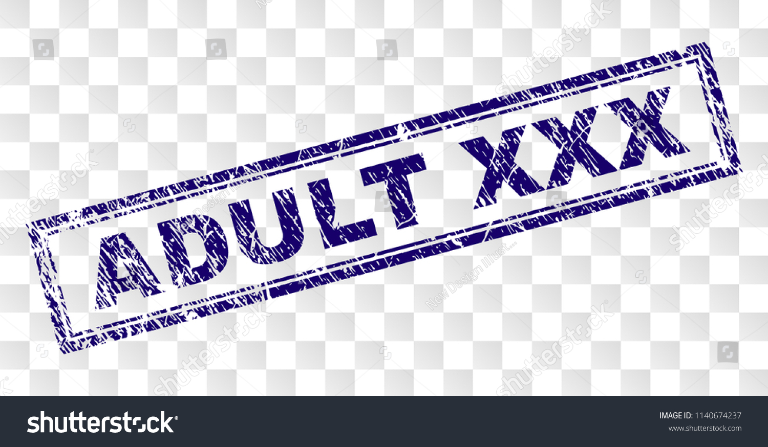 Adult Xxx Stamp Seal Watermark Rubber Stock Vector Royalty Free
