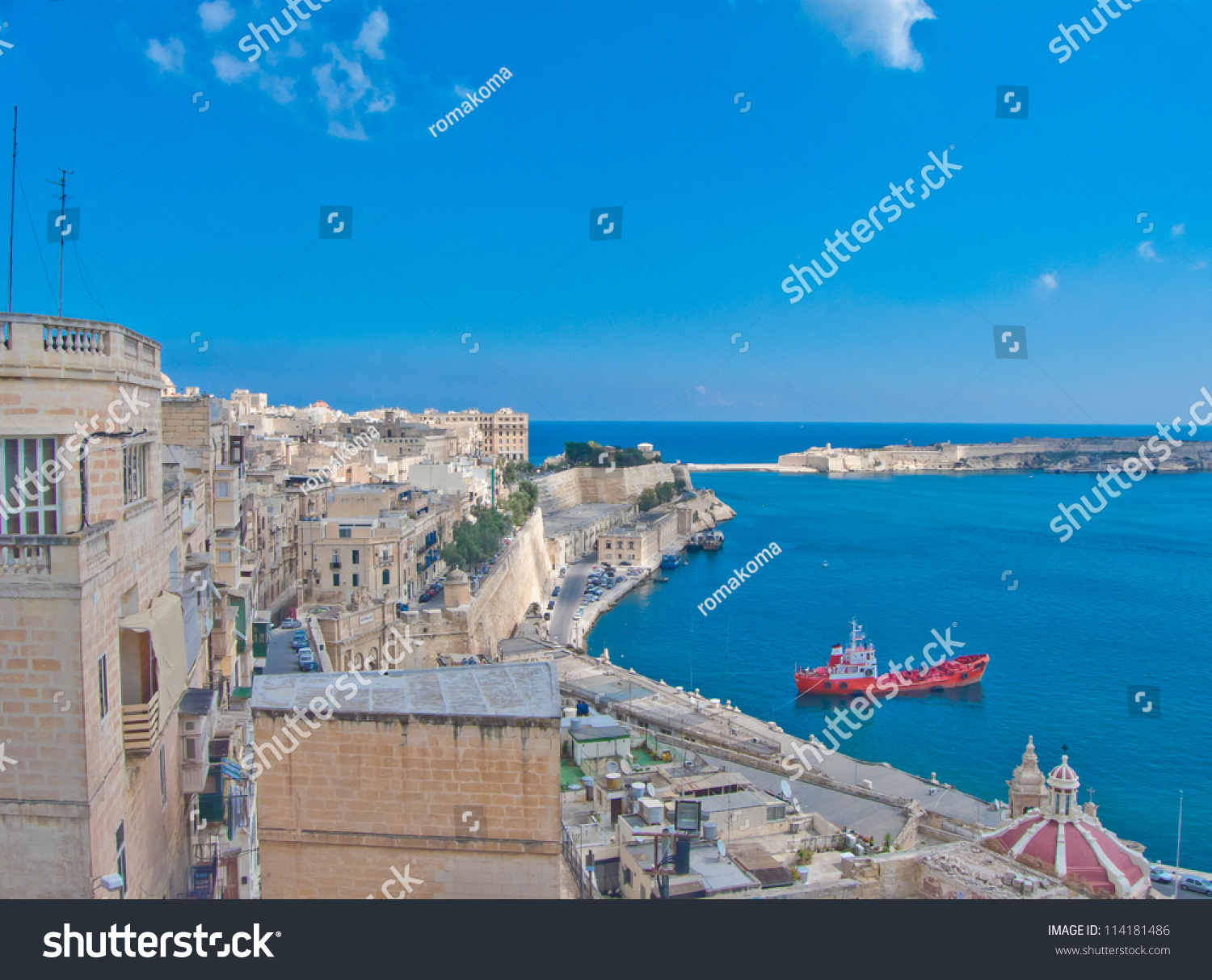 Panorama Skyline Bay Maltese Capital City Stock Photo 114181486 ... Panorama Skyline Bay Maltese Capital City Stock Photo 114181486 ...