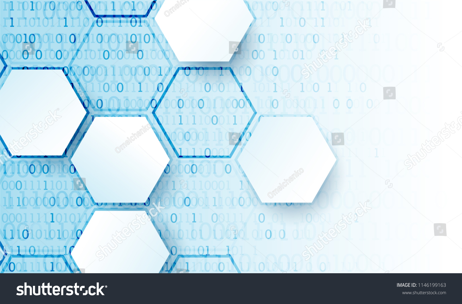 Technology Background Binary Computer Code Vector Stock Vector (Royalty ...