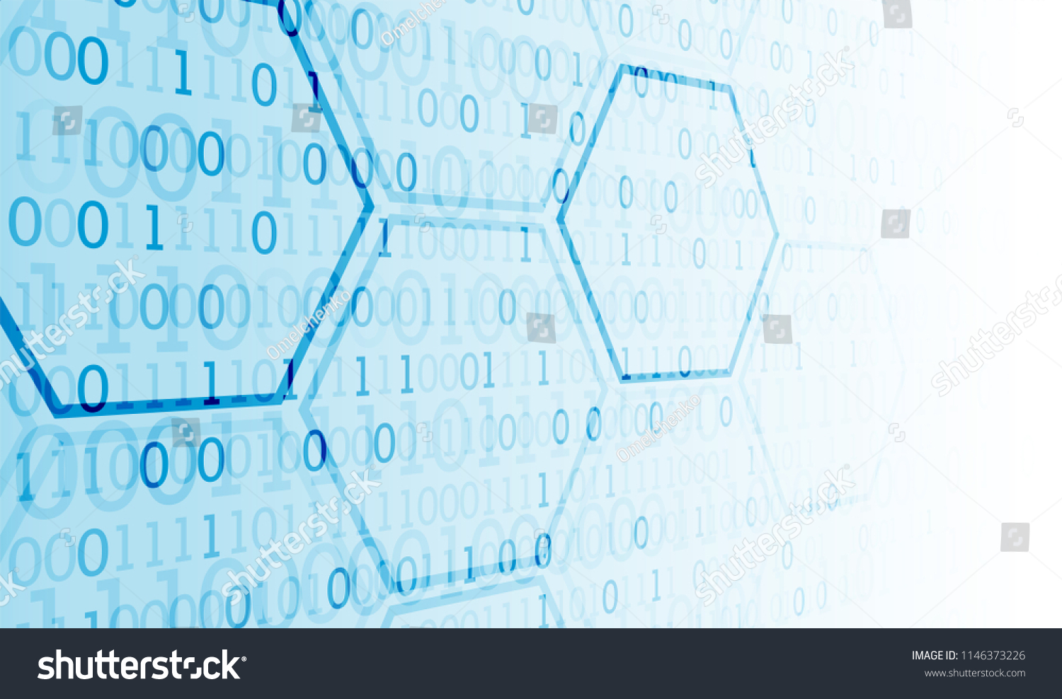 Technology Background Binary Computer Code Vector Stock Vector (Royalty ...