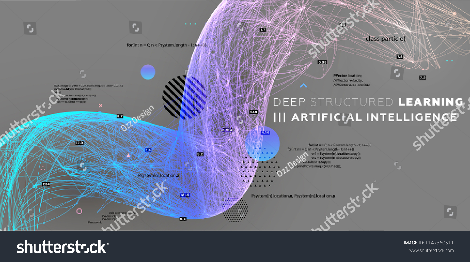 Binary Infographic Vector Template Big Data Stock Vector (Royalty Free ...