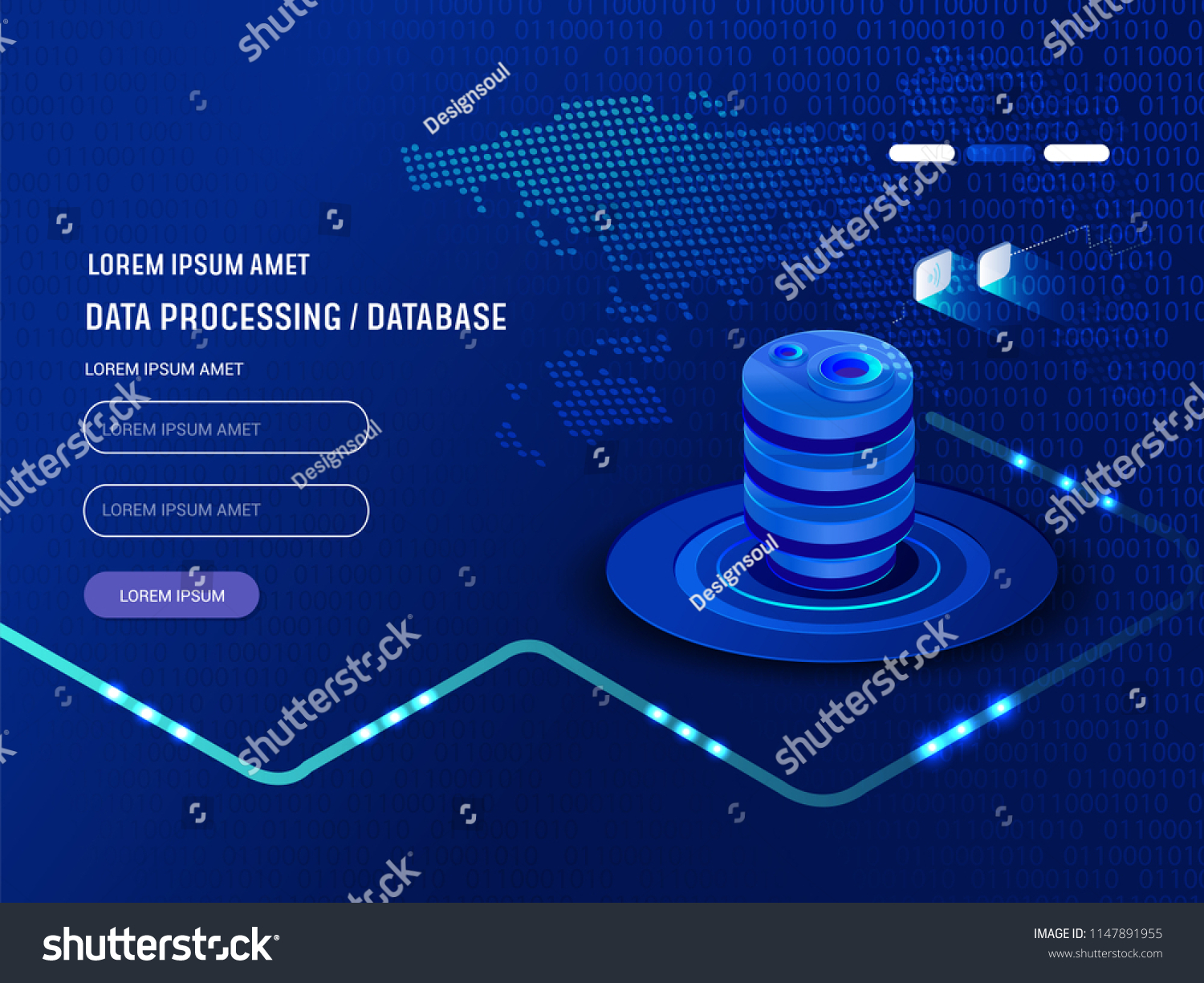 Data Analysis Processing Big Data Computing Stock Vector (Royalty Free) 1147891955 | Shutterstock
