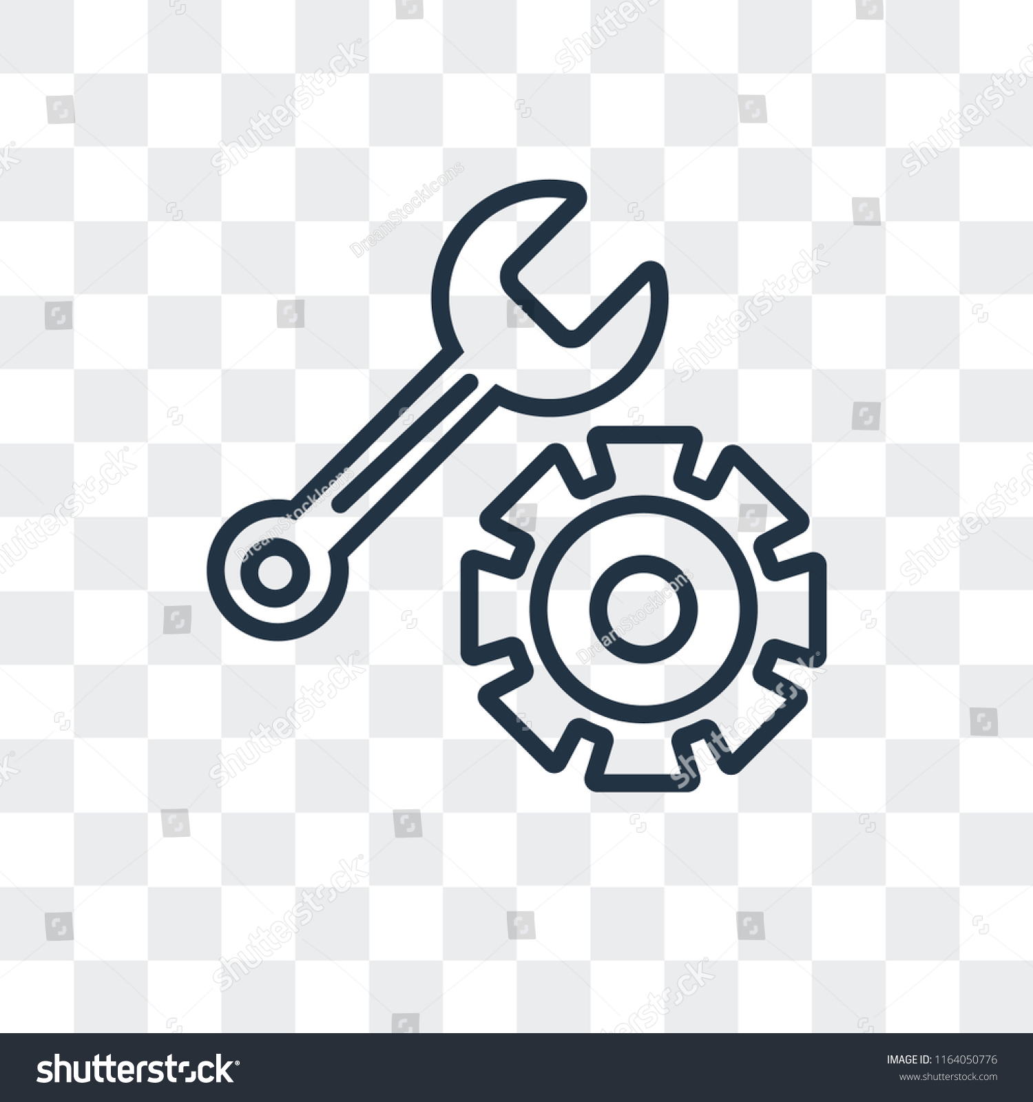 Function Vector Icon Isolated On Transparent Stock Vector (Royalty Free ...
