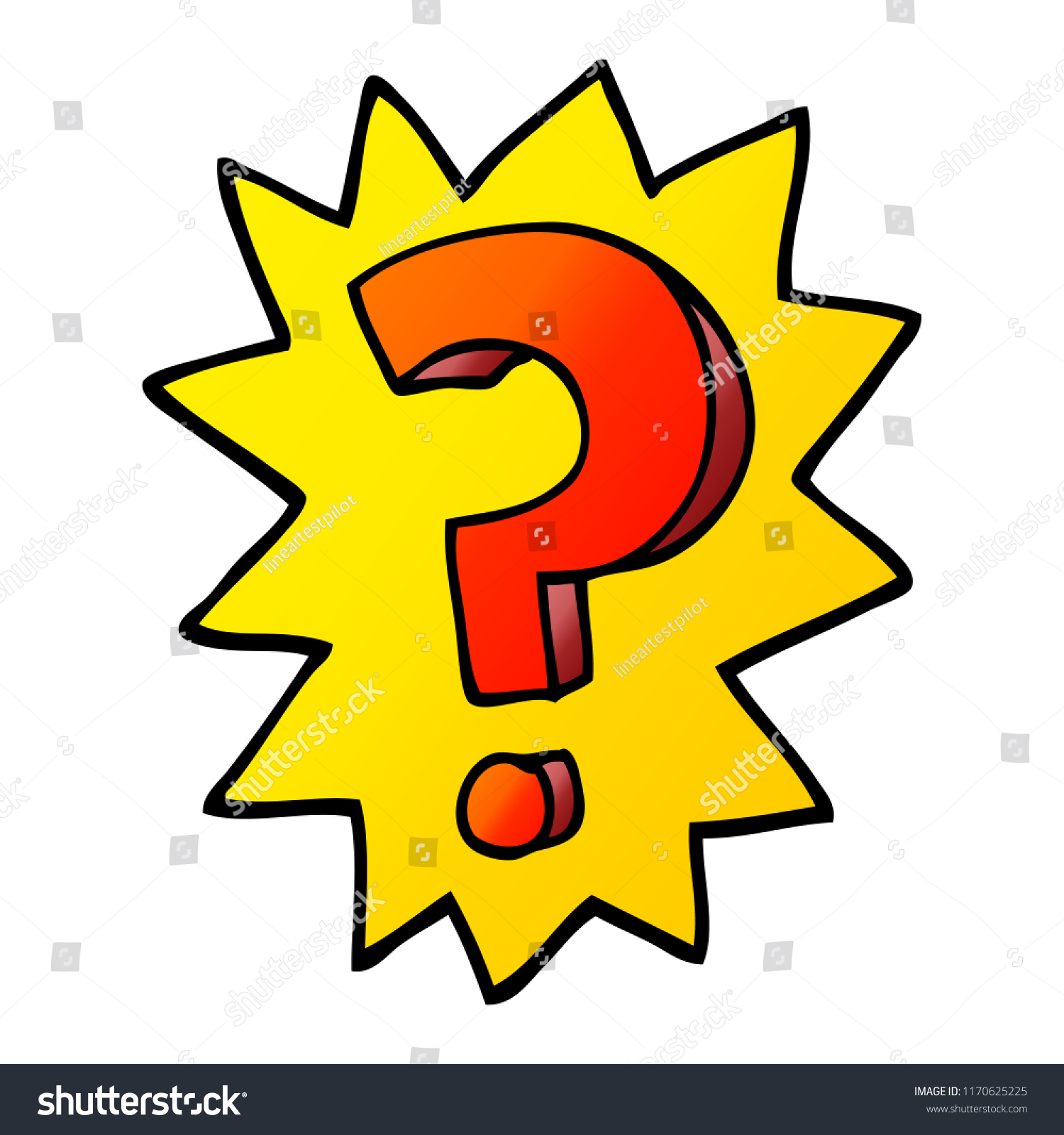 Vector Gradient Illustration Cartoon Question Mark Stock Vector ... Vector Gradient Illustration Cartoon Question Mark Stock Vector ...