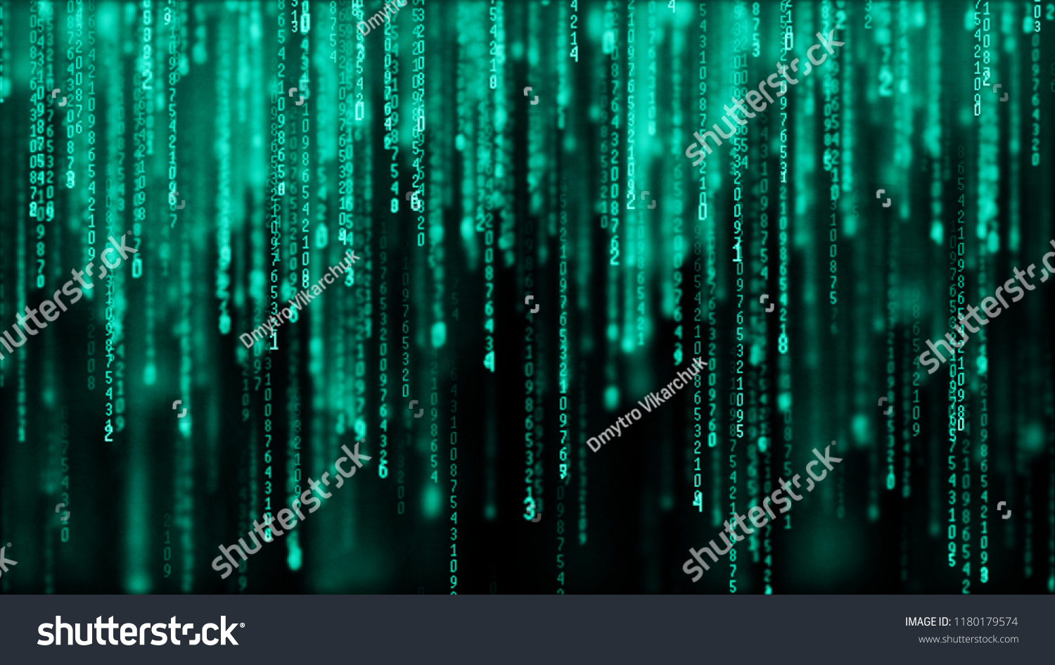 Data Technology Background Big Data Visualization Stock Illustration ...